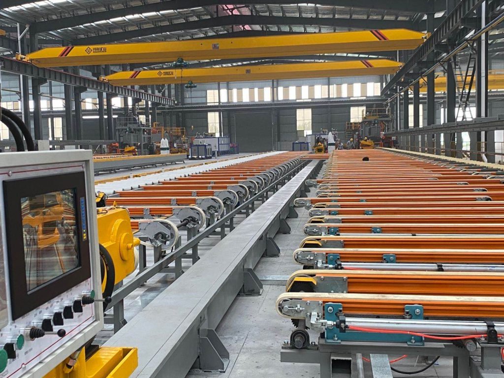 Aluminum Extrusion Automatic Conveyor Intelligent Cooling Table